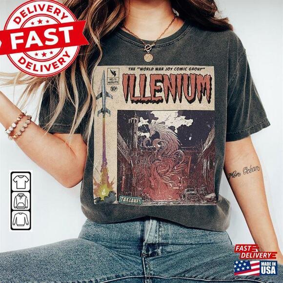 Tops | Illenium Comic Shirt 9s Retro Book Art World War Joyalbum ...